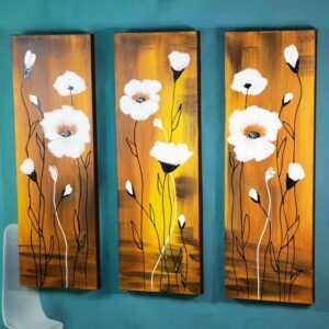 Set of paintings - Flowers | S-gifts.com