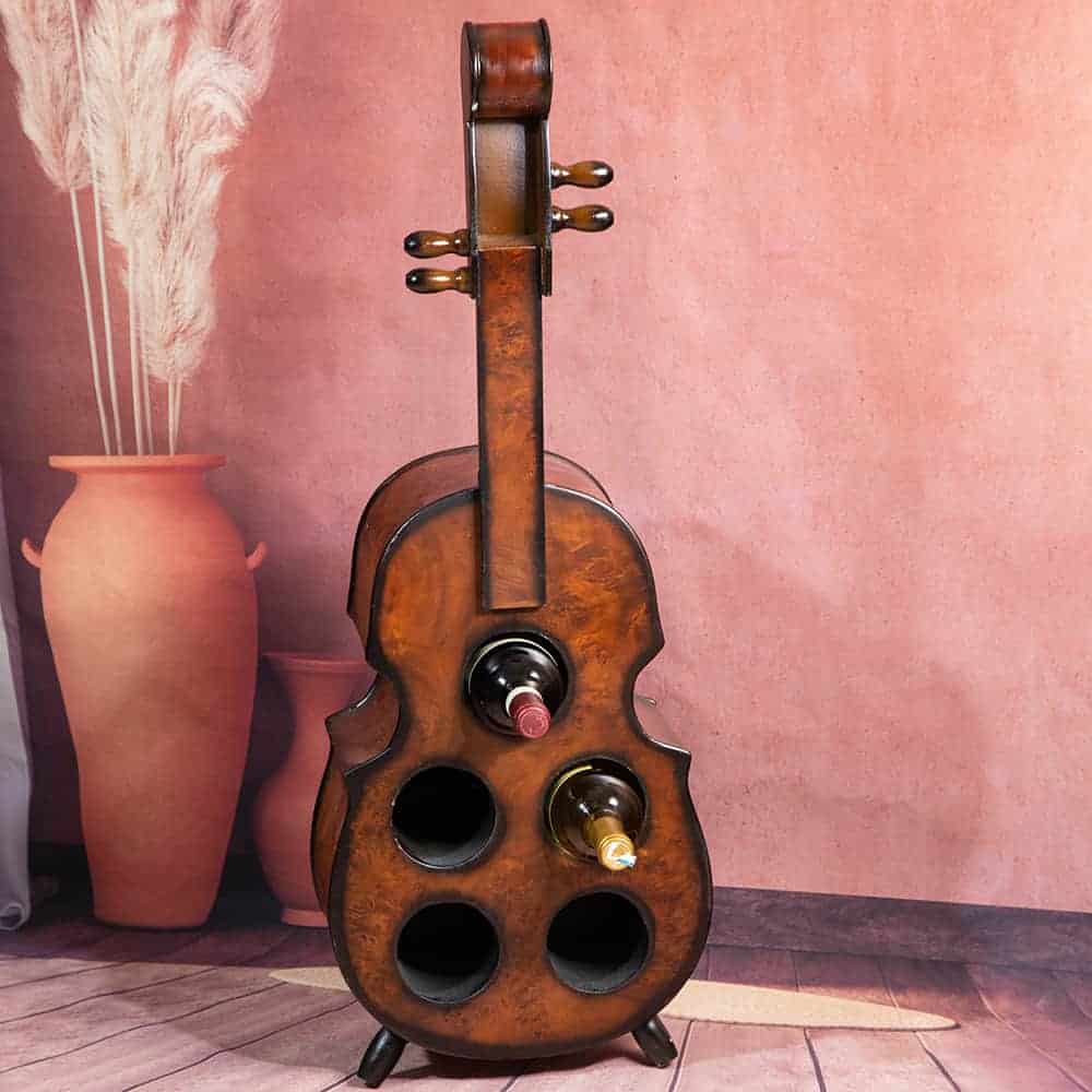 Wine rack from the Double Bass series - small | S-gifts.com