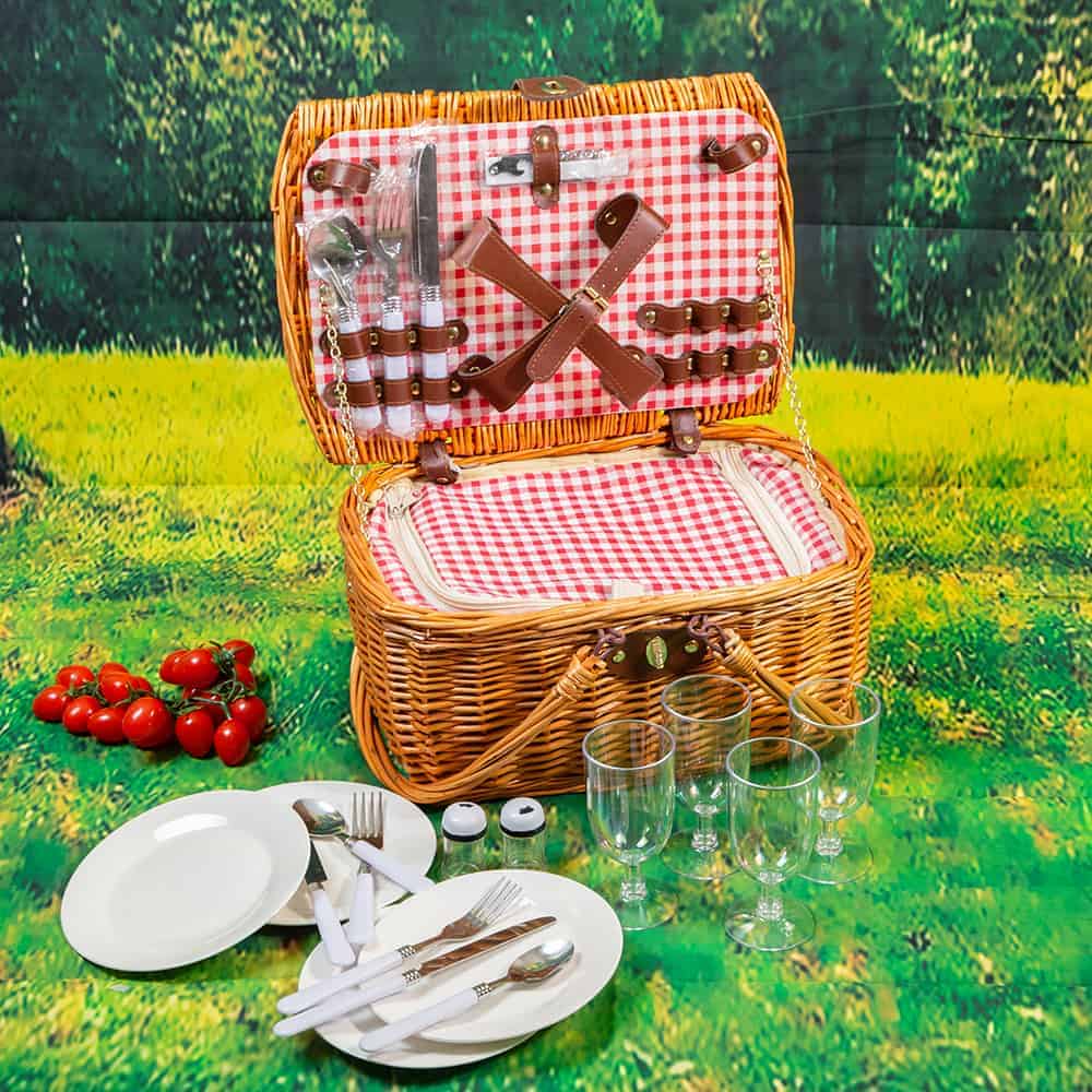 Picnic basket for four - Square | S-gifts.com