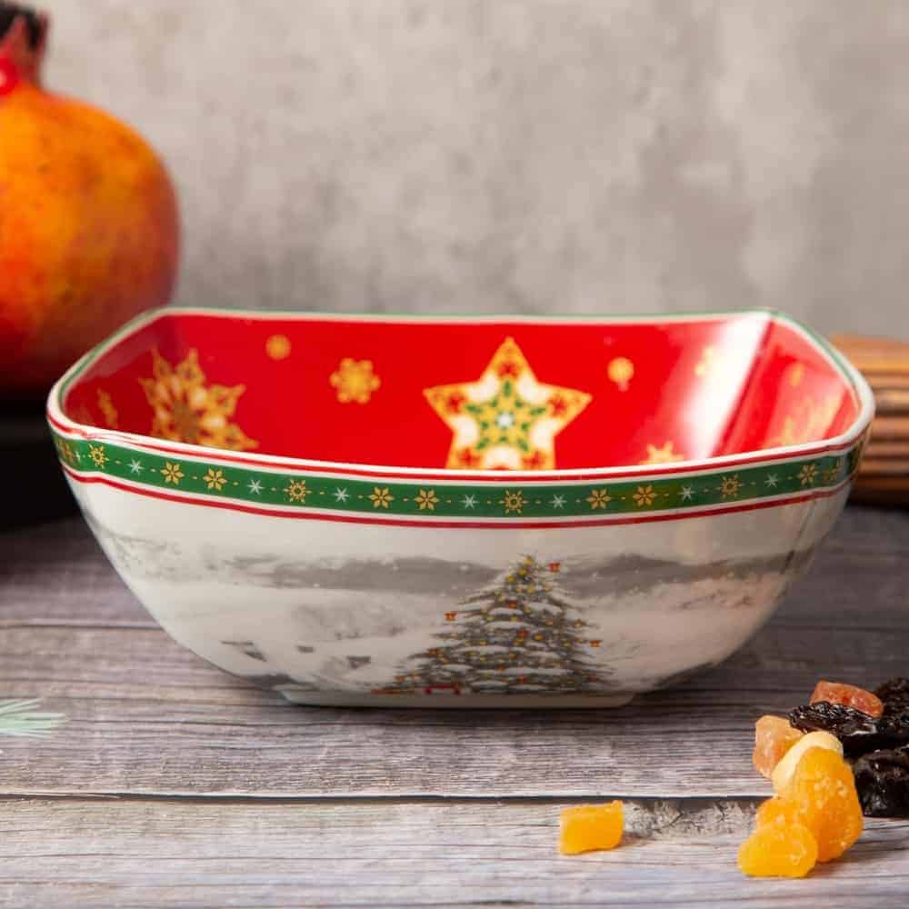 Christmas bowl from the Christmas Tree series - 18cm | S-gifts.com